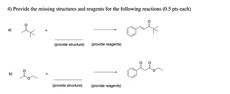 Solved Provide the missing structures and reagents for the | Chegg.com