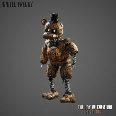 Ignited Freddy Five Nights At Freddys Erfindungs Wiki Fandom