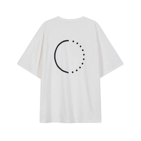 노드아카이브 서클 로고 하프 슬리브 오프화이트 위시버킷