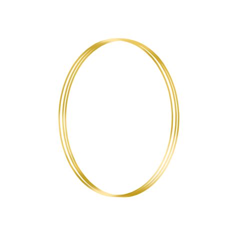 Round Gold Frame 35460103 Png