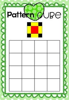 Pattern Cubes By Clara Peixoto Teachers Pay Teachers
