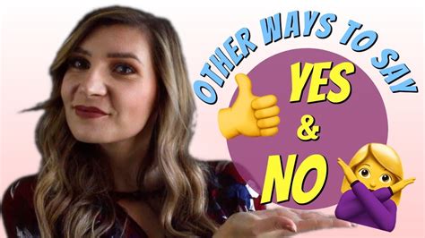 Useful English Expressions Different Ways To Say Yes And No