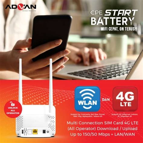 Jual Telkomsel Orbit Modem Advan Cpe Start Wifi Hybrid 4g Router Unlock