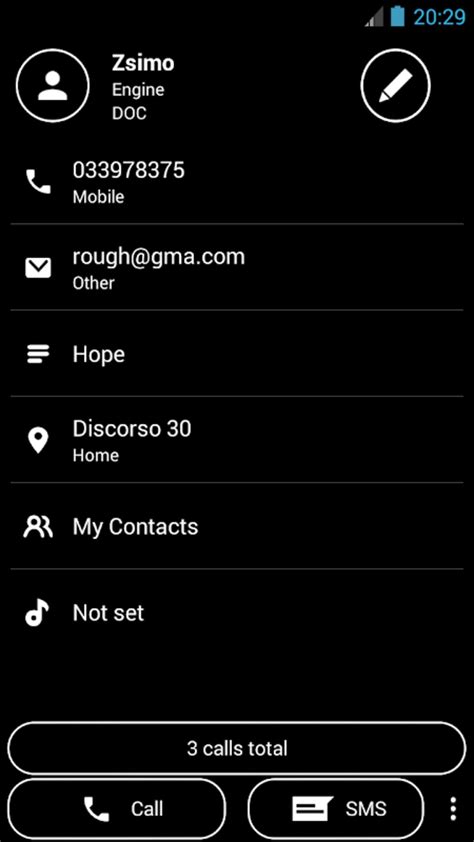 Dialer Theme Circle Bw Drupe Apk For Android Download