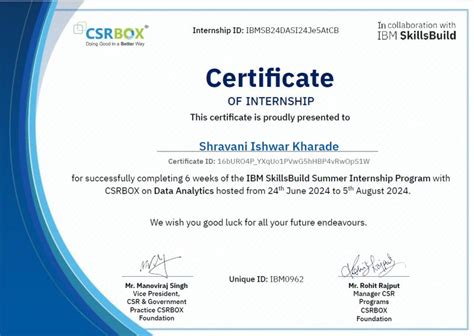 shravani kharade on linkedin ibmskillsbuild csrbox datafundamentals