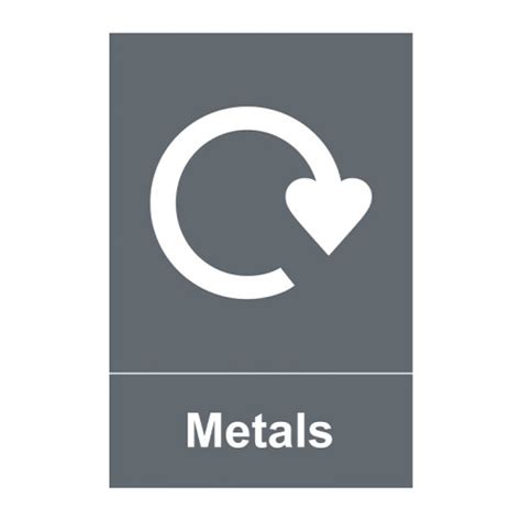 Centurion Metals Recycling Sign Self Adhesive Vinyl 200mm X 300mm