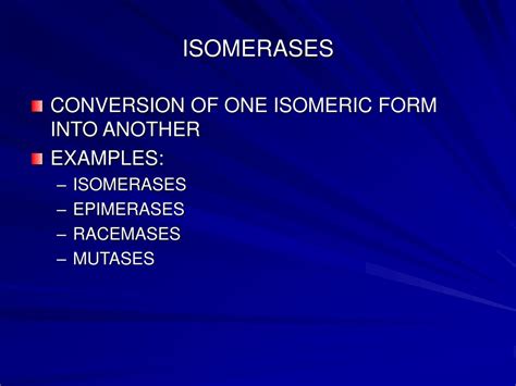 Ppt Enzyme Classification Exercise Powerpoint Presentation Free Download Id 5084403