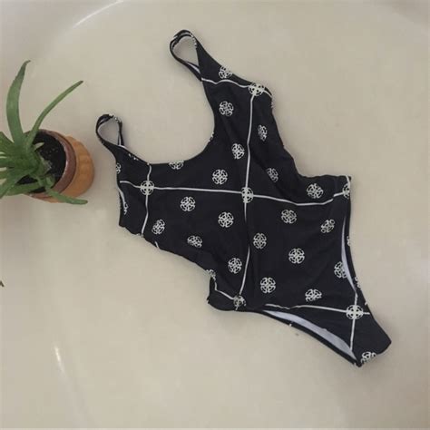Low Back High Leg One Piece Swimsuit Gem