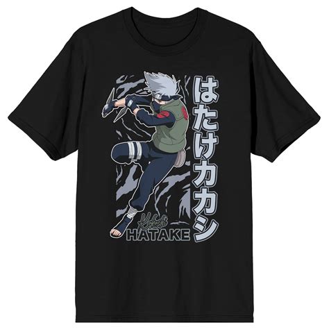 Primitive X Naruto Shippuden Kakashi Hatake Black T Shirt Coolsprings