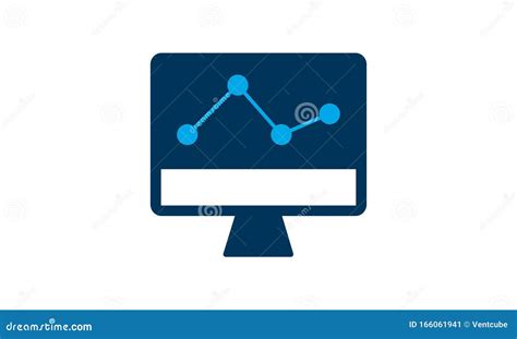 Seo Monitoring Icon Vector Illustration Stock Vector Illustration Of Glass Concept 166061941