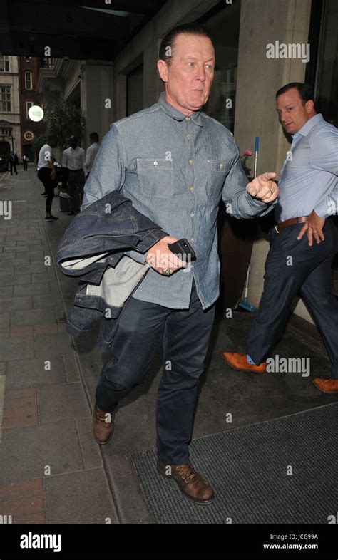 London Uk 130617 Robert Patrick Spotted Out And About At The May