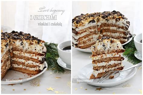 Торт безе з волоськими горіхами та шоколадом Ням ням за 5 хвилин