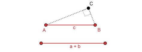 Geometry Construct Right Triangle Given The Sum Of Legs And The
