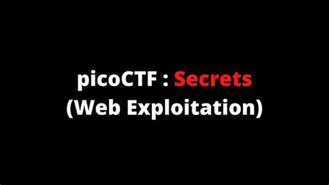 manopakorn kooharueangrong on linkedin picoctf secrets web