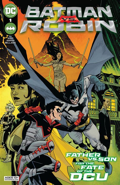 The Dark Knight Goes Face To Face With His Son In Dcs Batman Vs Robin 1