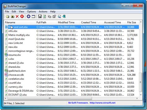BulkFileChanger Change File Attributes In Bulk