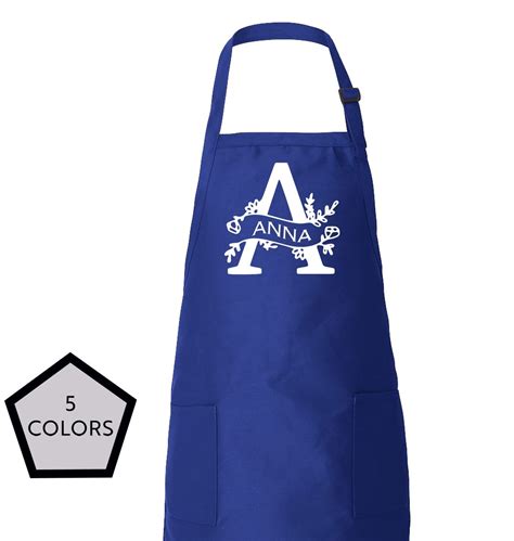 Custom Letters Apron Name Apron Personalized Apron Apron With