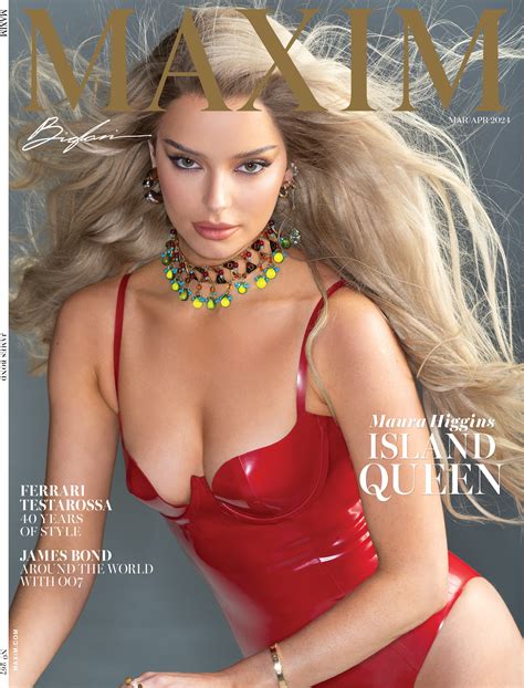 Maura Higgins Is Maxims Marchapril Cover Star Maxim