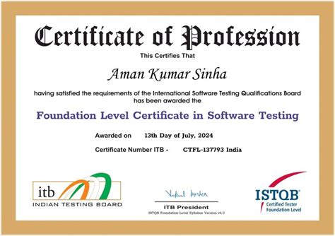 Aman Kumar Sinha On Linkedin Istqb Softwaretesting Qualityassurance