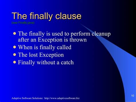 Exception Handling In Java Odp