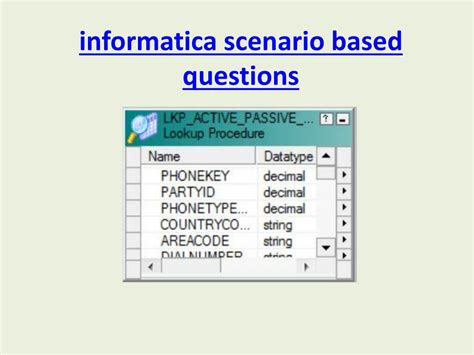 Ppt Informatica Interview Questions And Answers For Experienced
