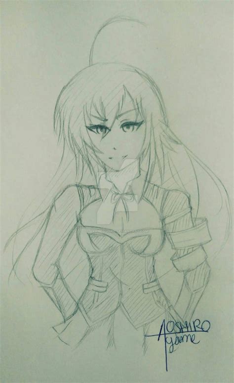 Fanart Kurokami Medaka By Ayameoshiro On Deviantart