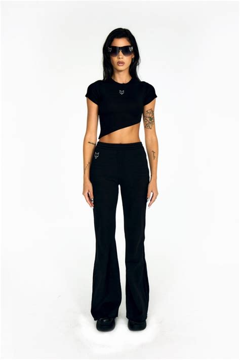 Ropa Deportiva Naked Wolfe Outlet Store Asymmetrical Crop Mujer