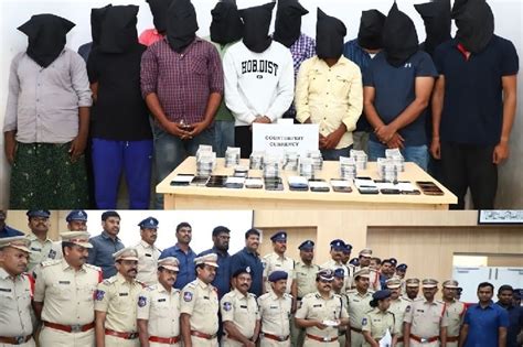Cyberabad Police Cyberabad Police Bust Fake Currency Racket 13 Held