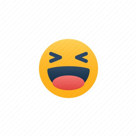 Laugh Emoji Expression Emotional Funny Laughing Joke Icon