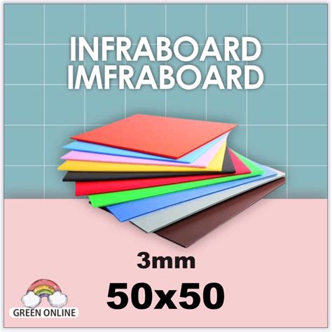 Jual Impraboard Infraboard 3mm 50x50 Shopee Indonesia