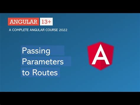 Passing Parameters to Route | Angular Routing | Angular 13+ - YouTube
