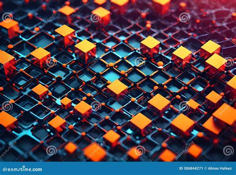 Hyper Detailed Nano Technology Futuristic Close Up Abstract Background