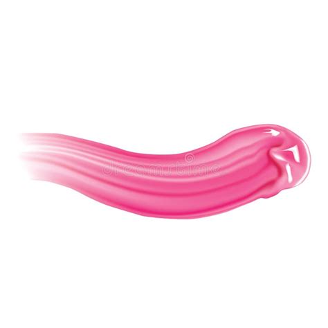 Componga El Movimiento Líquido Poner Crema O Rosado De La Mancha De La