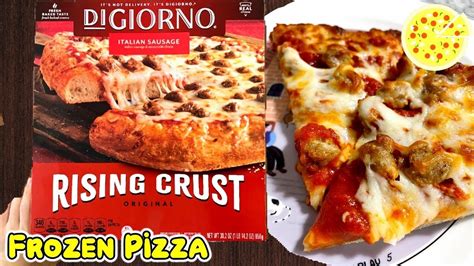 🍕 Digiorno Italian Sausage Rising Crust Frozen Pizza Review Youtube