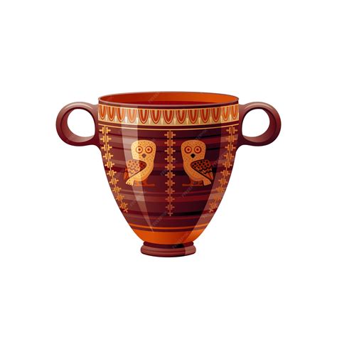 Jarrón Griego Antiguo Vector De Cerámica Jarra Antigua De Grecia ánfora