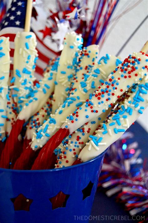 Blue Raspberry Slushies And A Patriotic Party With Twizzlers The