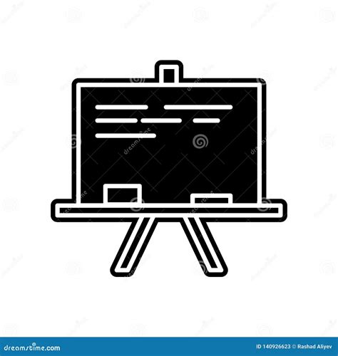 Blackboard Icon Element Of Education For Mobile Concept And Web Apps