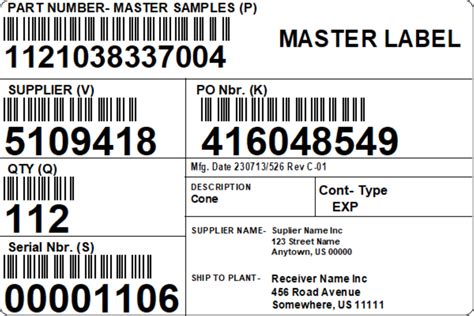 Label Template Library Bartender