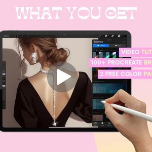 Procreate Diamond Brushes Procreate Jewelry Brush Procreate Gemstone Stamps Procreate