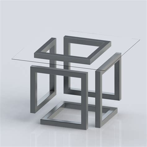 3d Infinity Cube Table Cgtrader