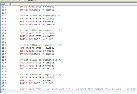 Rx111 All 4 Spi Slave Select Pins Are Not Generating In The Ide Forum