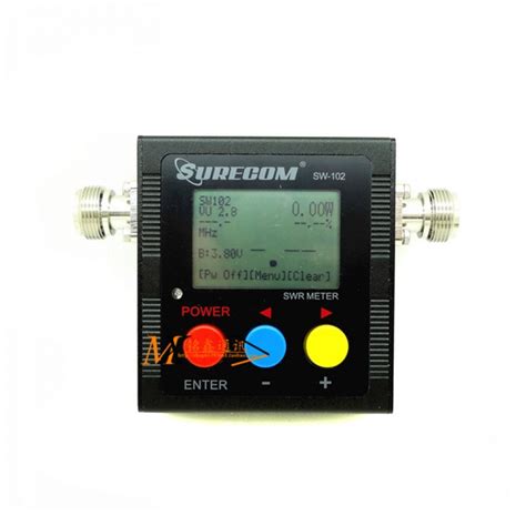 Surecom Digital Vhf Uhf Power Swr Meter Frequency Counter 125 520mhz