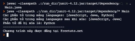 Phương Thức Remove Trong Arraylist Java Freetuts