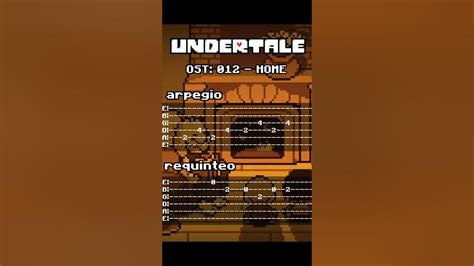 Undertale Ost 012 Home Cover Y Tutorial FÁcil En Guitarra