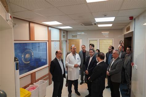 روابط عمومی دانشگاه بازدید رئیس دانشگاه از بیمارستان آتیه تامین