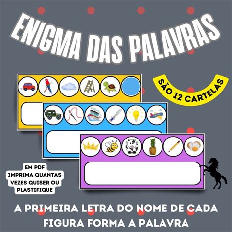 Enigma Das Palavras Elo7 Produtos Especiais
