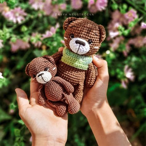 Мишутка амигуруми Pdf схемы и описания для вязания игрушек крючком Автор Дарья Неустроева