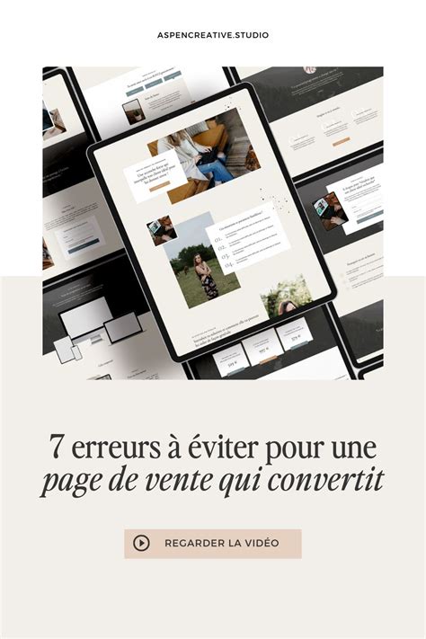 7 erreurs à éviter pour une page de vente qui convertit