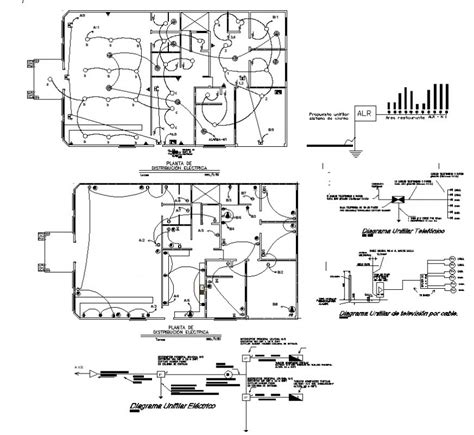 Electrical Installation In Building Block Detail 2d View Layout Autocad File