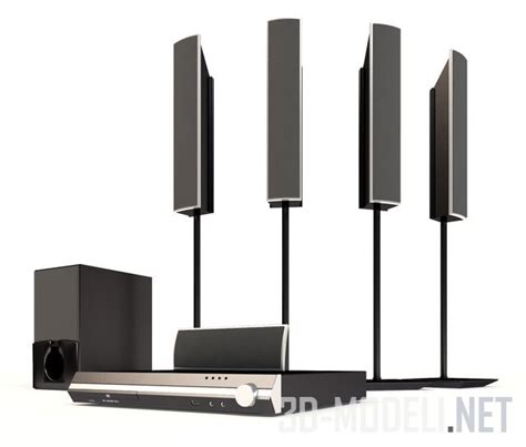 3D модель – Домашний кинотеатр Sony DАV-DZ665K